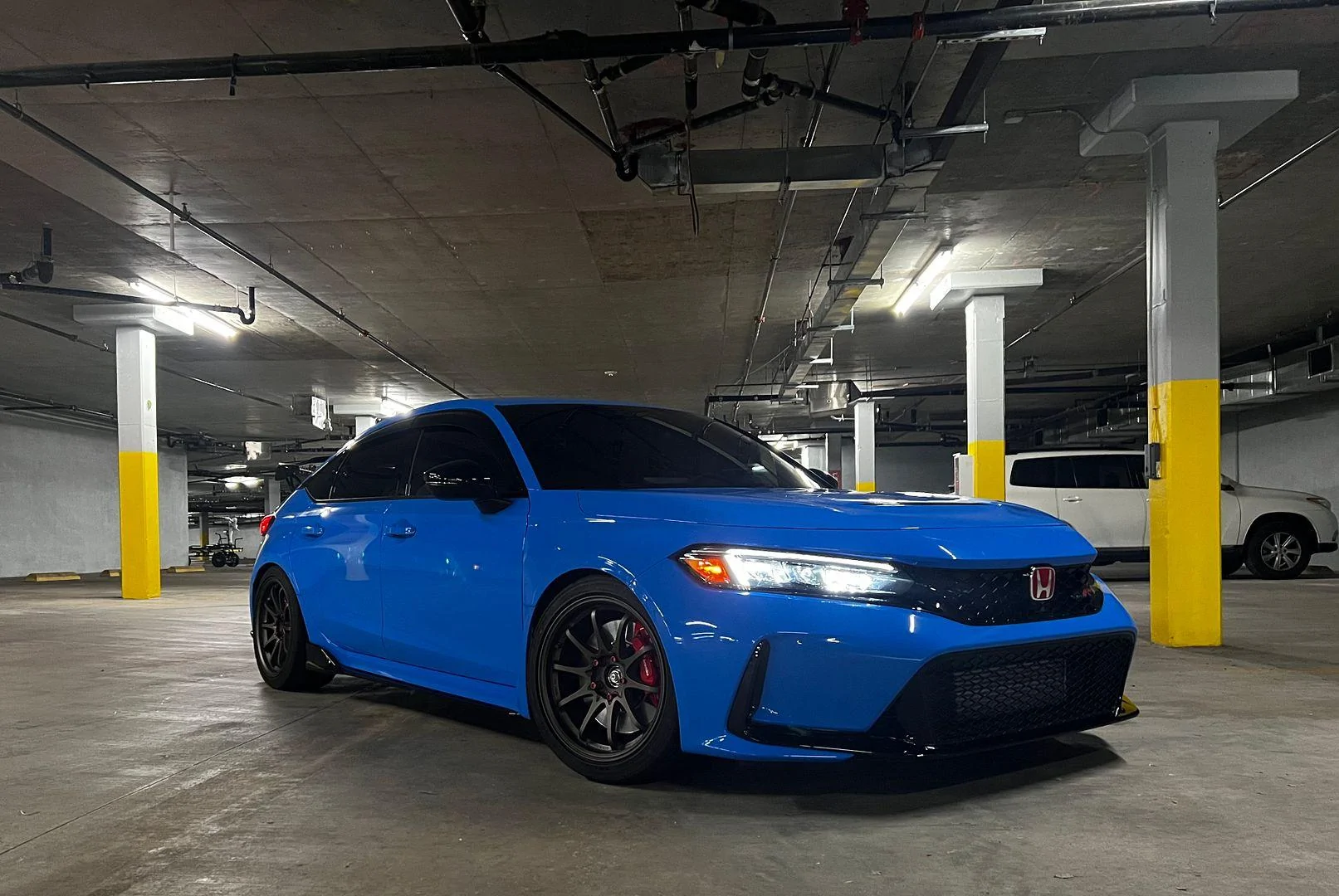 Boost Blue with Volk Racing CE 28 | CivicXI - 11th Gen Civic Type R ...