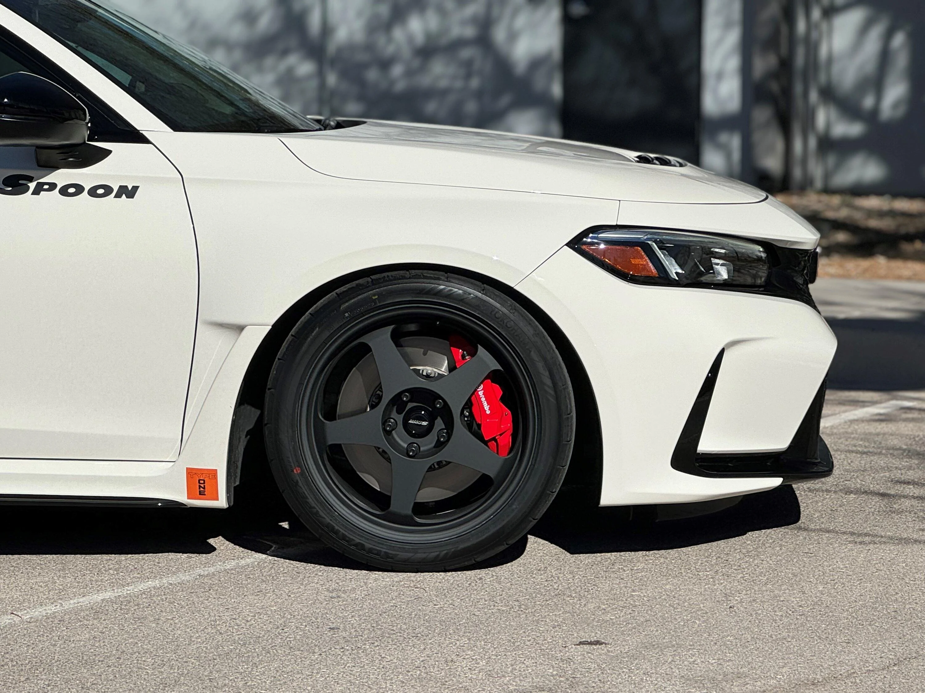 Spoon Wheels with 275/35/18 Advans | CivicXI - 11th Gen Civic Type R ...