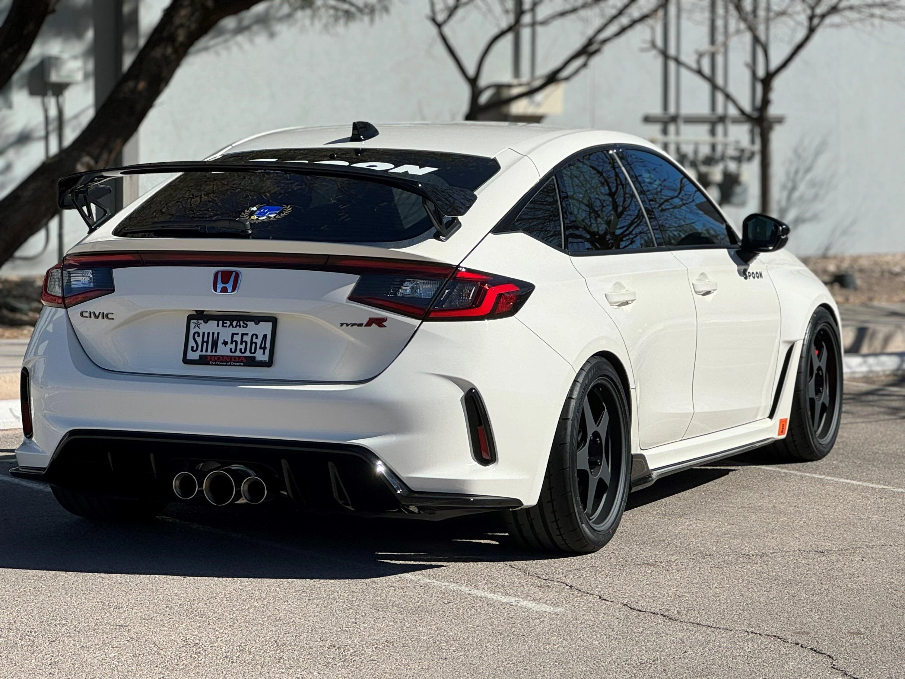 Spoon Wheels with 275/35/18 Advans | CivicXI - 11th Gen Civic Type R ...