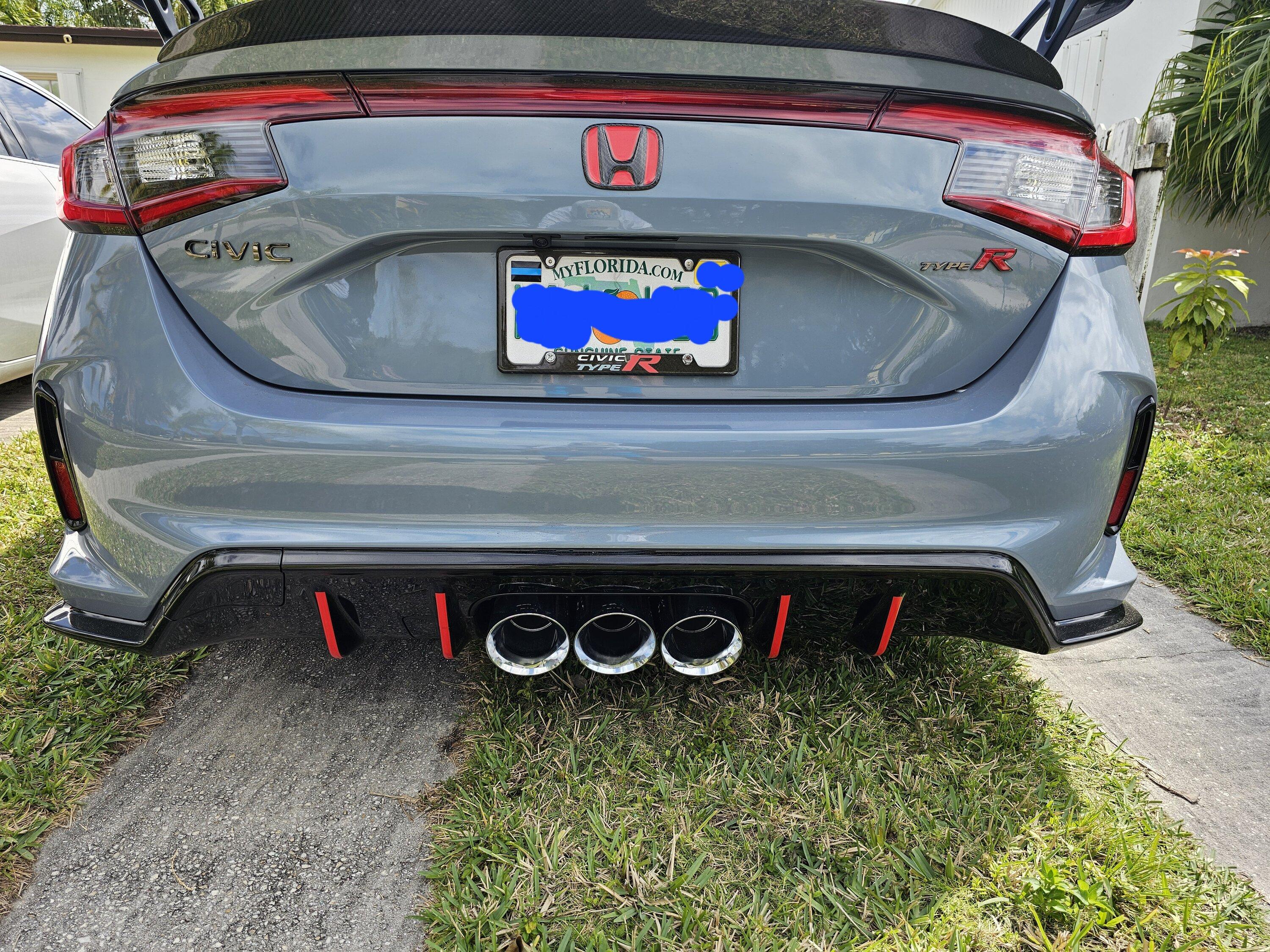 AWE Touring Exhaust installed ... | CivicXI - 11th Gen Civic Type R ...