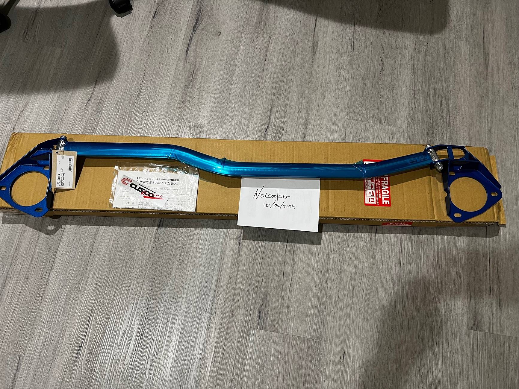 California - FS: Products CUSCO STRUT BAR FRONT TYPE OS FOR HONDA CIVIC ...