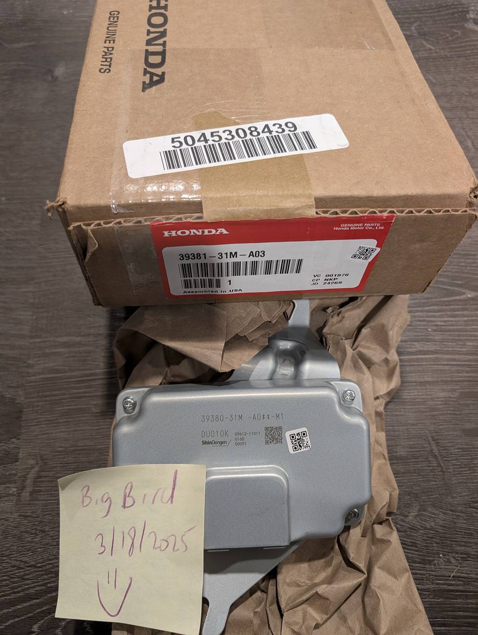 New Jersey - SOLD: DE5 ADS Module ITS Integra Type S Suspension Module ...