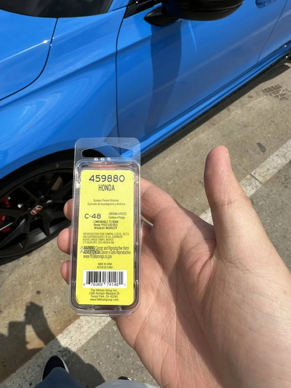 3D printed fender rock guard installed on FL5 | CivicXI - 11th Gen ...