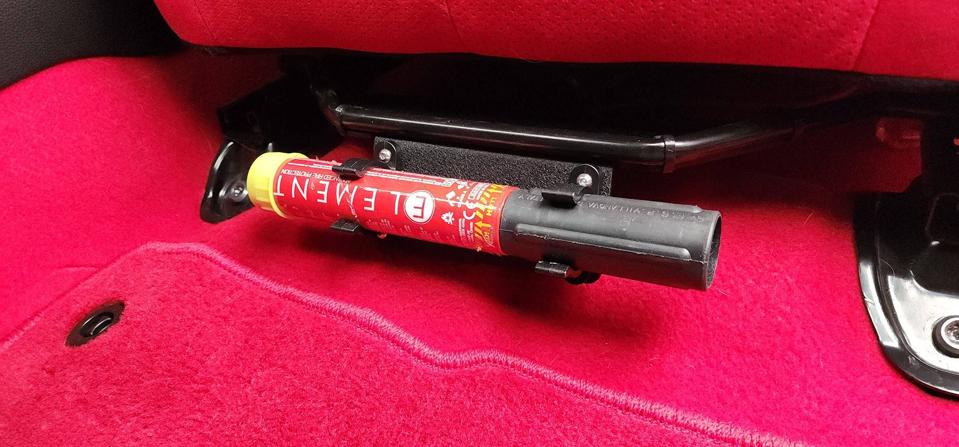 WOT Performance Element fire extinguisher seat mount. | CivicXI - 11th ...