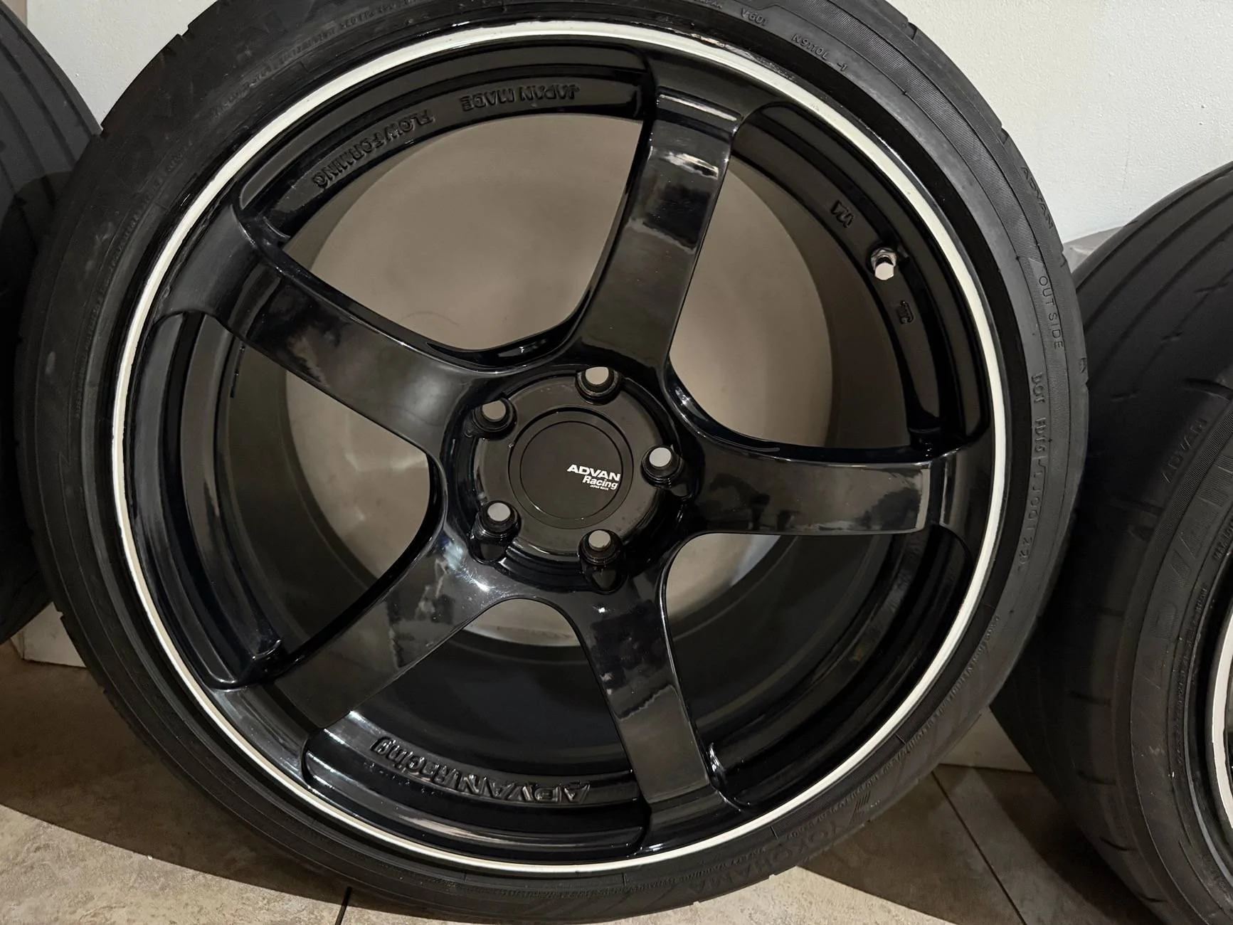 Florida - FS - Advan Racing TC4 Gloss Black Wheels with Machined Outer ...