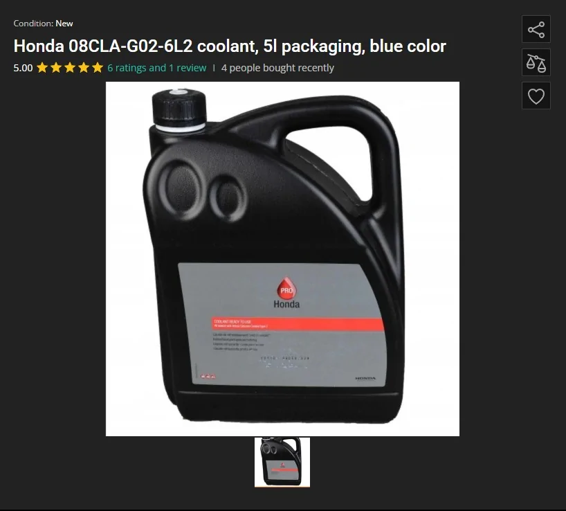 Fl5 Civic Type R Engine Oil and Coolant | CivicXI - 11th Gen Civic Type ...