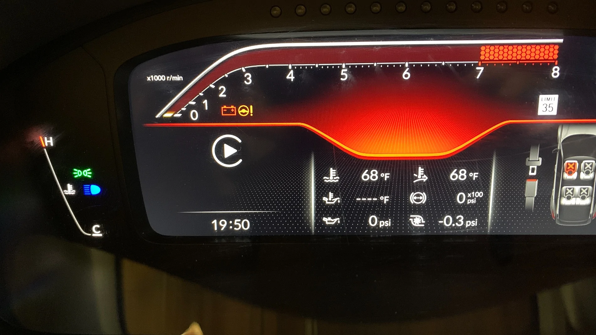 Low beam and high beam indicator on dashboard | CivicXI - 11th Gen ...